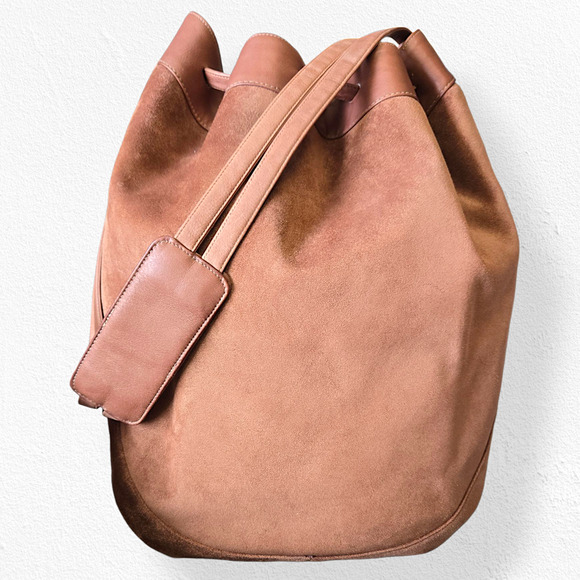 Susan Gail | Bags | 7s Vintage Susan Gail Suede Leather Bucket Bag ...